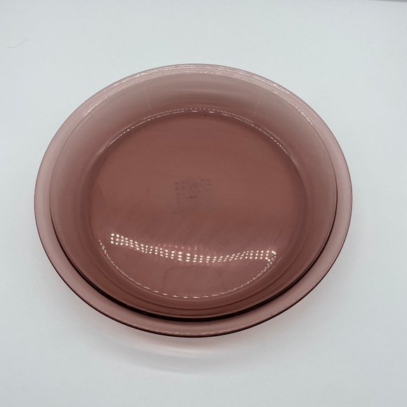 Pyrex | Kitchen | Pyrex Cranberry Pie Plate Dish 29 9 Glass Baking ...